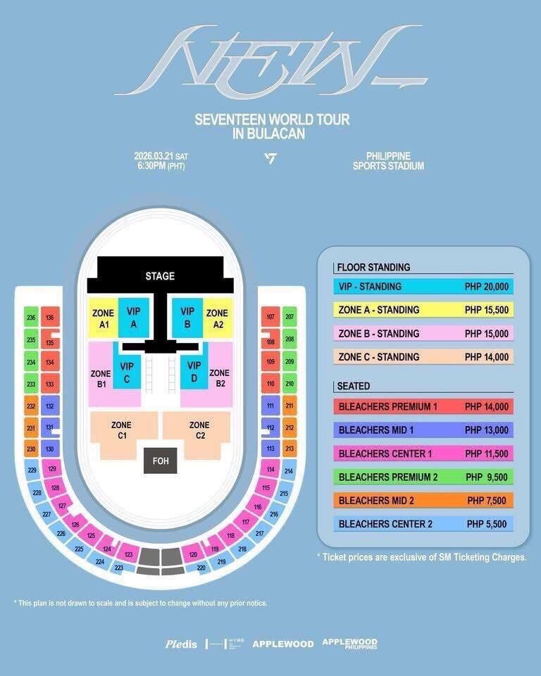 Seventeen World Tour in Bulacan Tickets svt new concert, Tickets ...