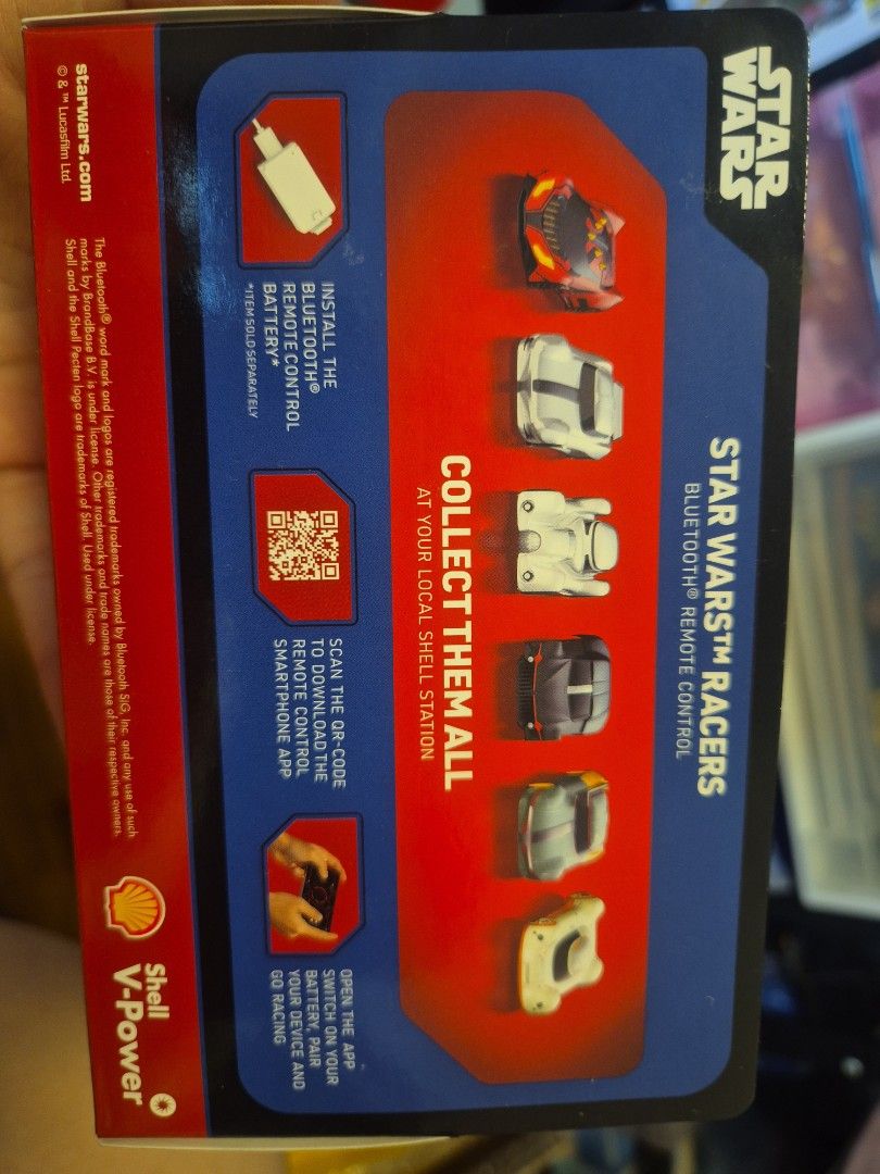 Shell v power star wars darth maul racer bluetooth remote car, Hobbies ...