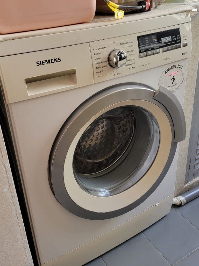 Siemens Washing Machine (Self Pickup), 家庭電器, 洗衣機及乾衣機 - Carousell