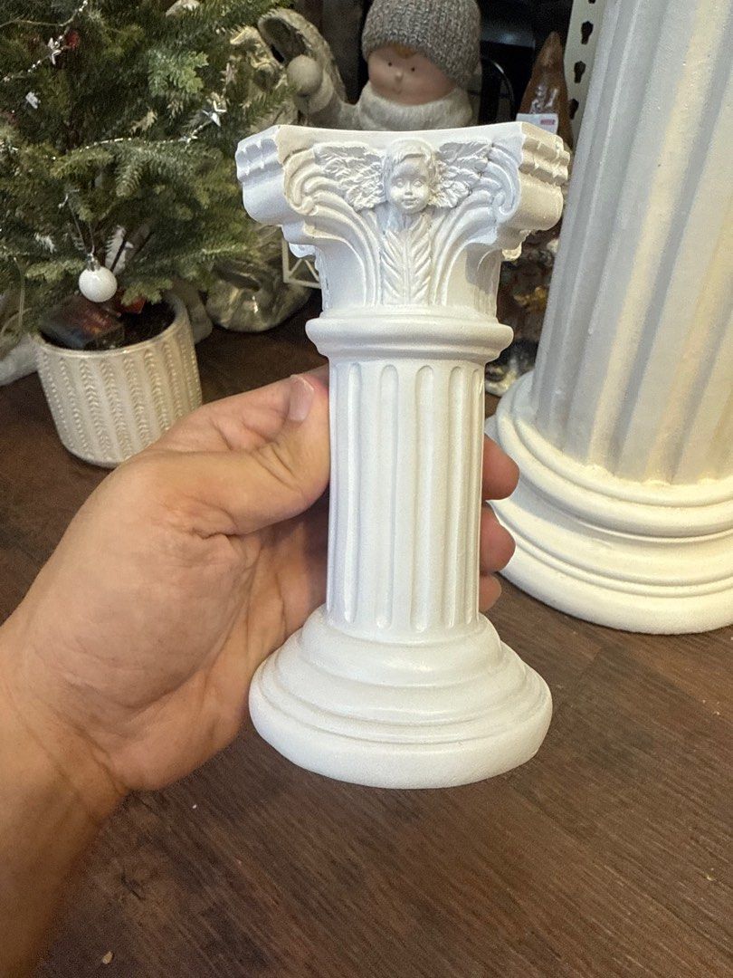 Small Roman pillar with cherub, Furniture & Home Living, Home Decor ...