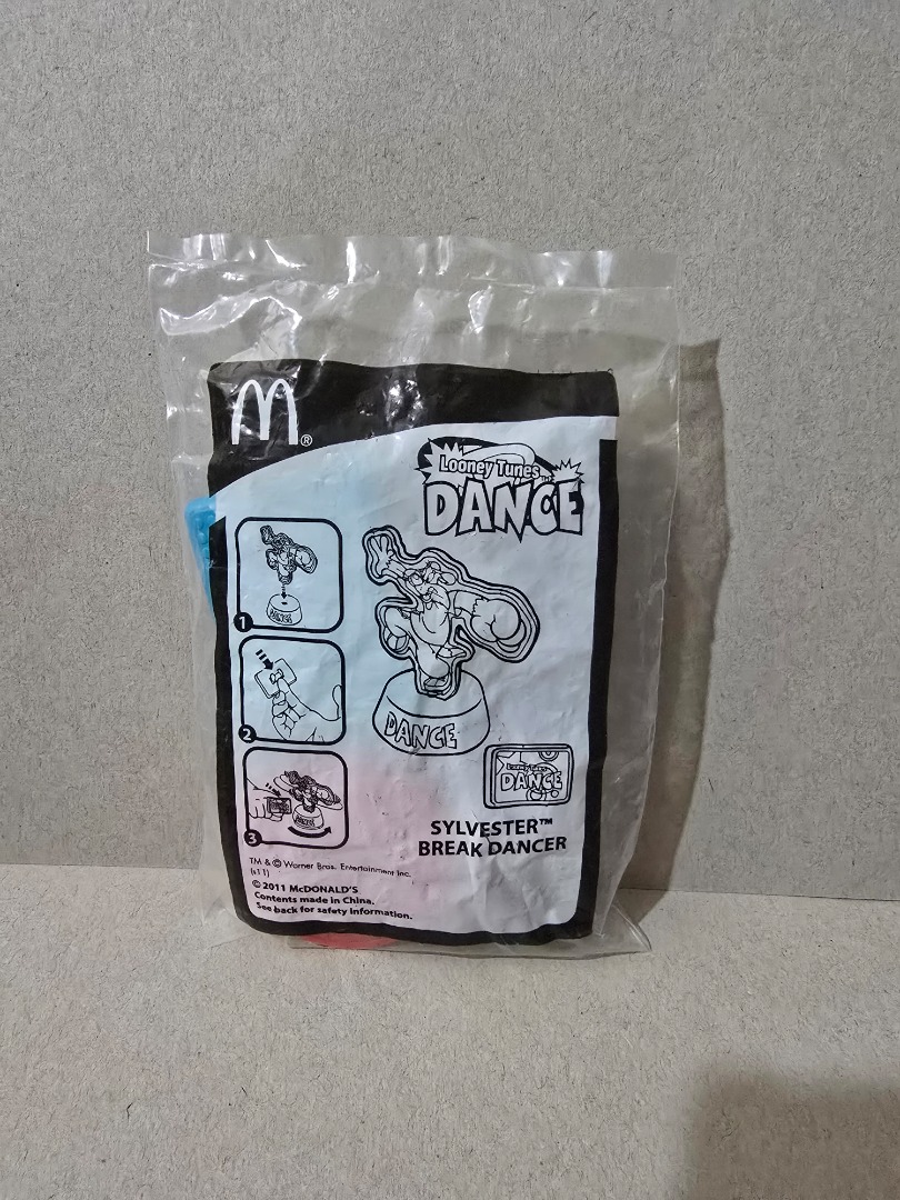 Sylvester Break Dancer McDonald's Happy Meal Toy 2011 - Brand New ...