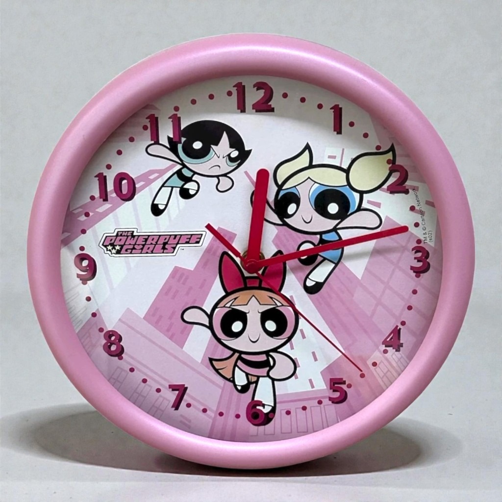 The Powerpuff Girls Wall Clock, Furniture & Home Living, Home Decor ...