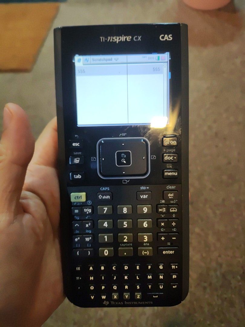 Ti Nspire CAS model Texas Instruments, Hobbies & Toys, Stationery ...