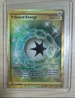 Gold Secret Rare | V Guard Energy 215/195 | Silver Tempest | English ...