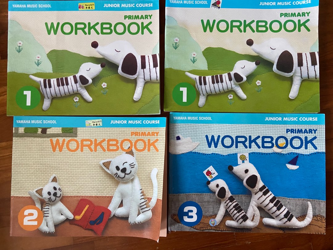 Yamaha Music School Workbooks - Primary 1, 2, 3 & More, Hobbies & Toys ...