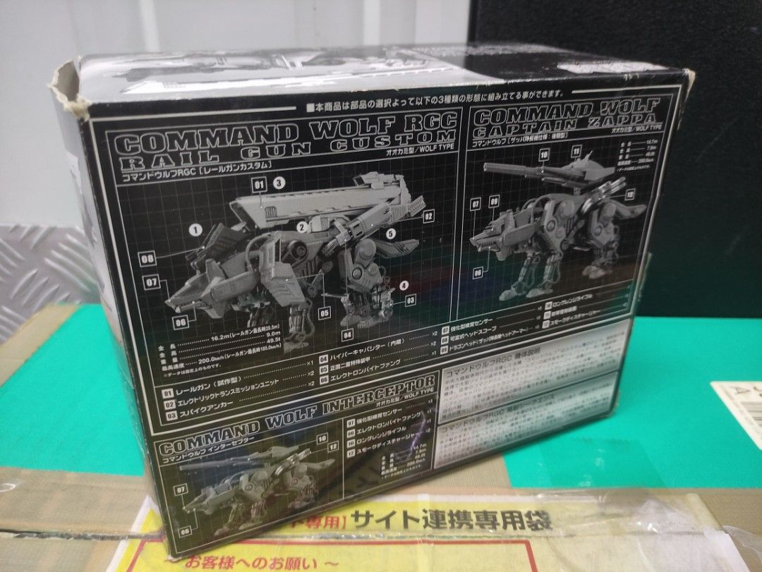 Zoids Command Wolf RGC Rail Gun Custom Model Kit, Hobbies & Toys ...