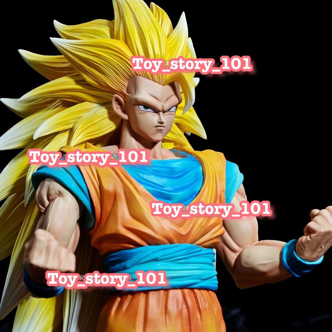 35cm 🔥 Super Saiyan 3 Goku 2.0 – Dragon Ball Figure | LED Light-Up GK ...