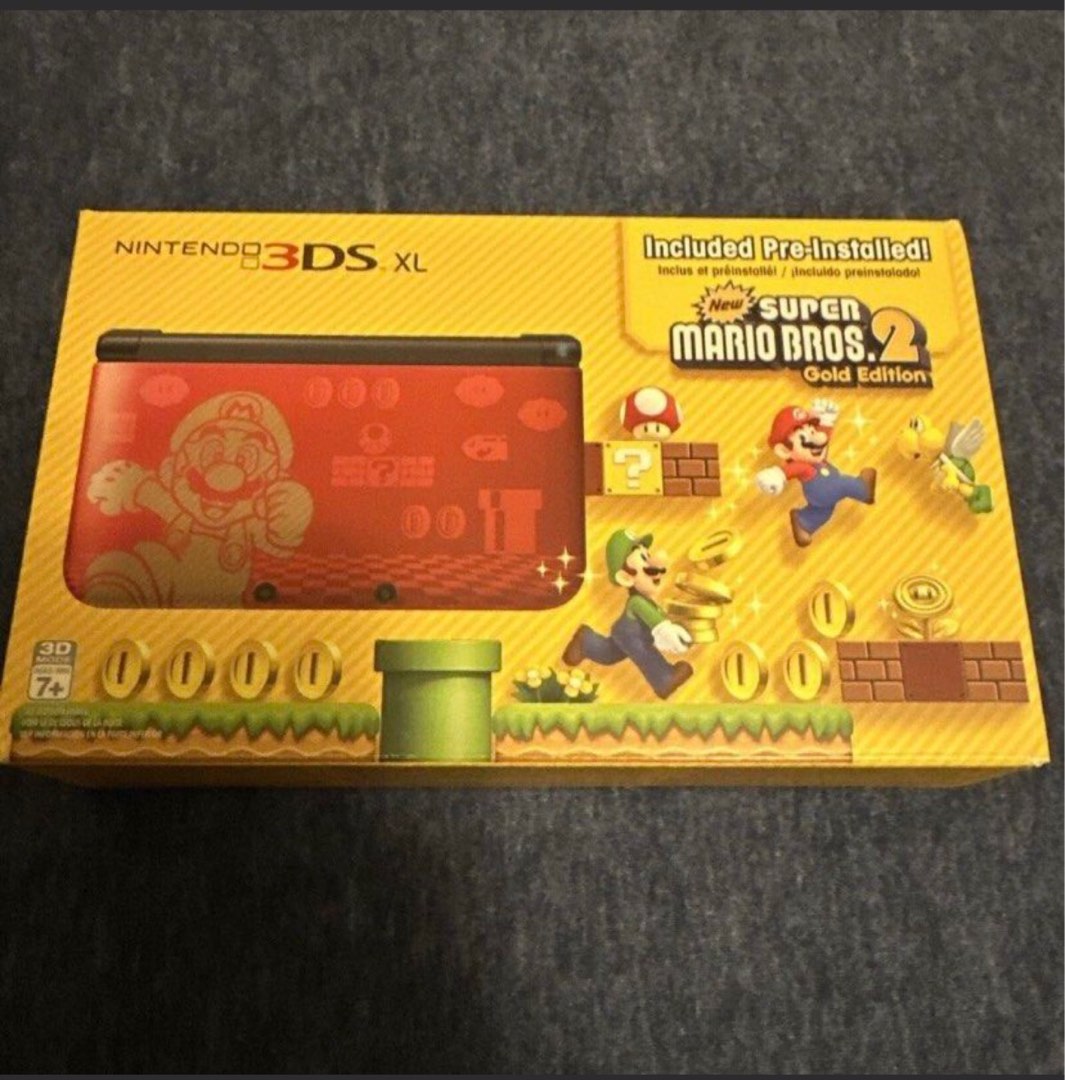 3DX xL nds Nintendo super mario console (last unit), Video Gaming ...