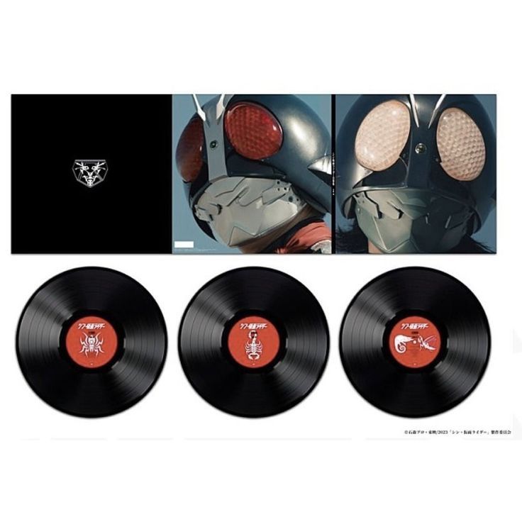 電影「新·幪面超人」音樂集 黑膠《シン・仮面ライダー 音楽集》by 岩崎琢 ＜3LP黑膠＞ // 新·幪面超人 庵野秀明 幪面超人 假面騎士 Shin Masked Rider Kamen ...