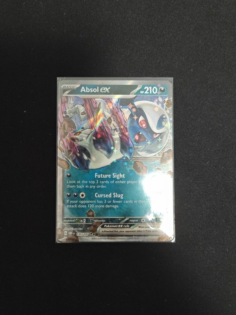Absol ex 135 Pokemon Obsidian Flames, Hobbies & Toys, Toys & Games on ...