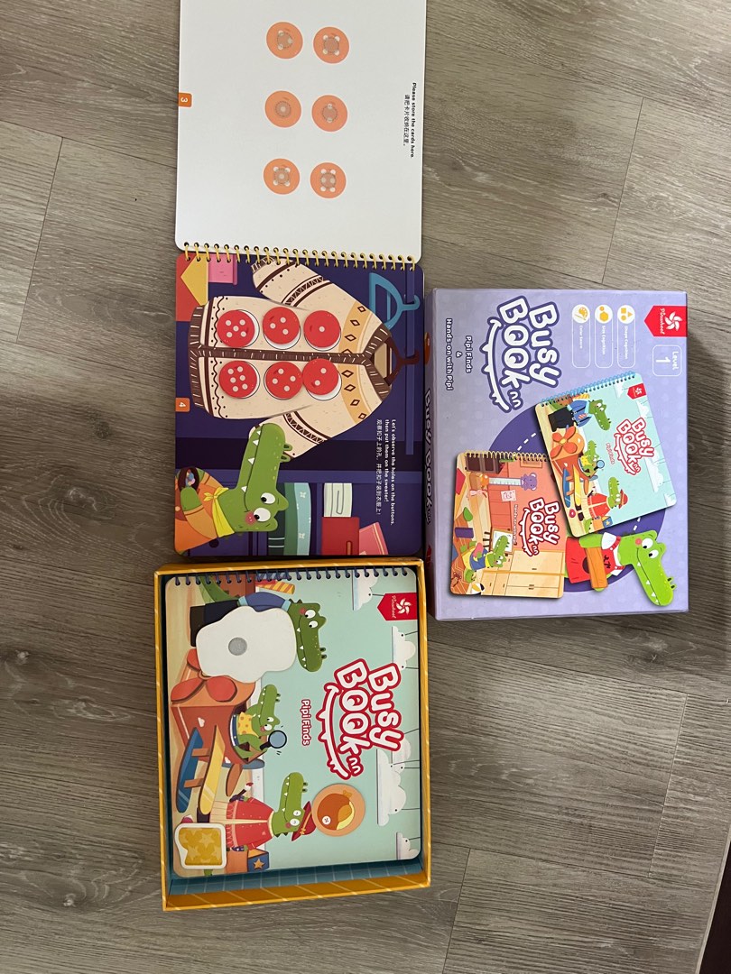 Busy Book Level 1 - Hands-on with Pipi, Hobbies & Toys, Books ...