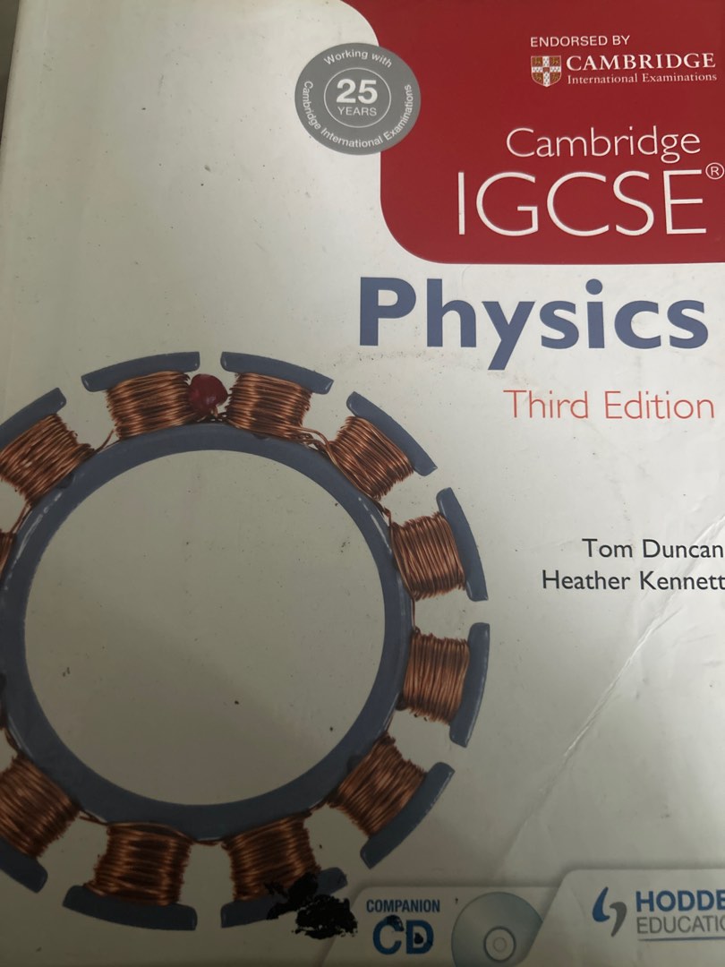 Cambridge IGCSE Physics Textbook - Third Edition, Hobbies & Toys, Books & Magazines, Textbooks ...