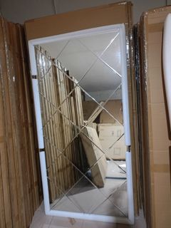 PASANG CERMIN DINDING DAN FLUTED PANEL l wall panel with fluted install ...