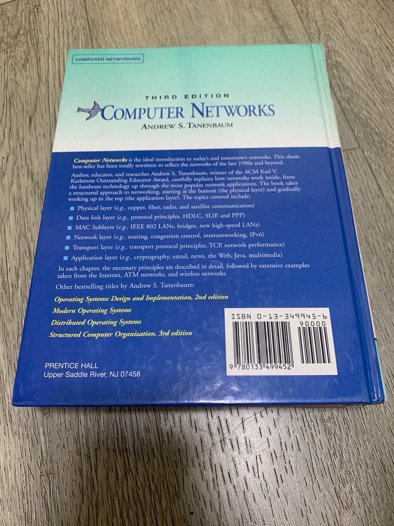 Computer Networks 3rd Edition by Andrew S. Tanenbaum, Hobbies & Toys ...