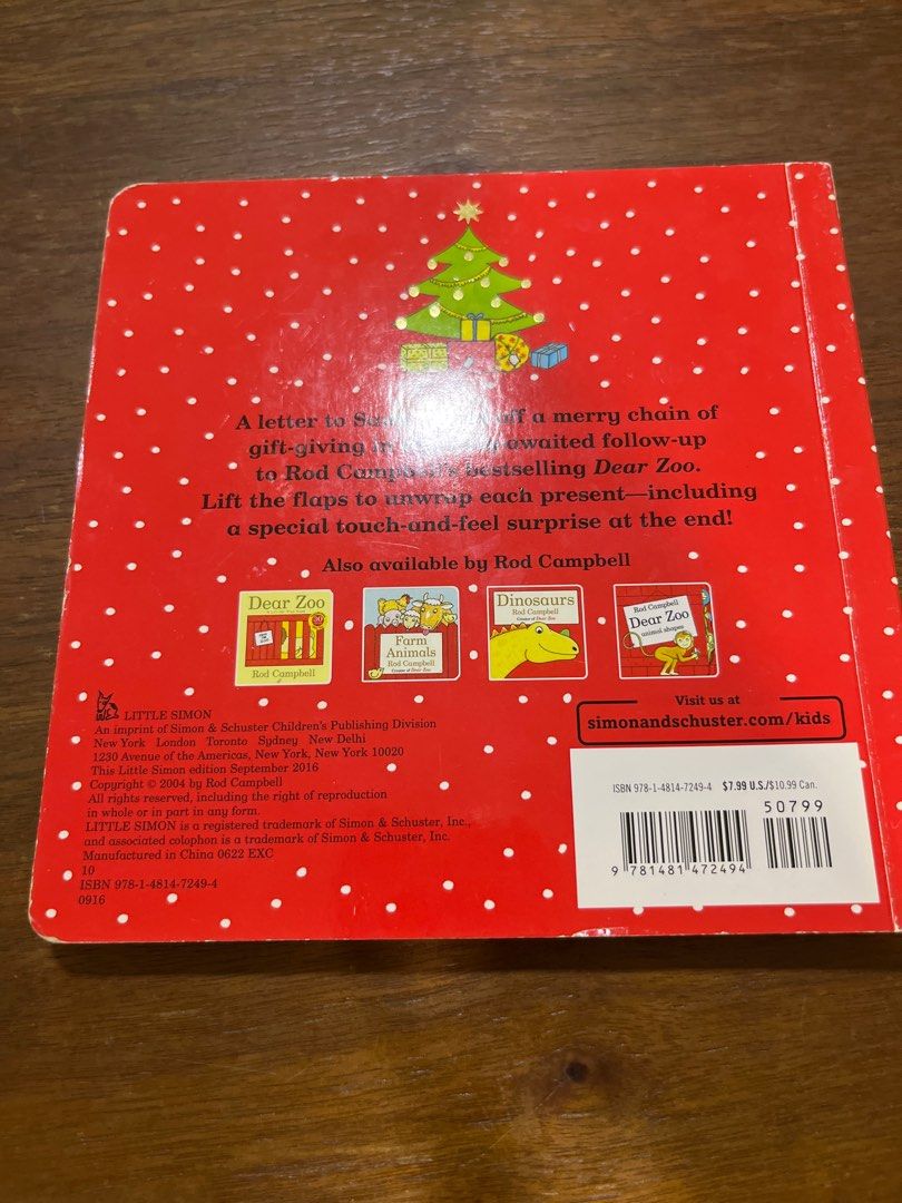 Dear Santa Lift-the-Flap(creator of Dear Zoo), Hobbies & Toys, Books ...