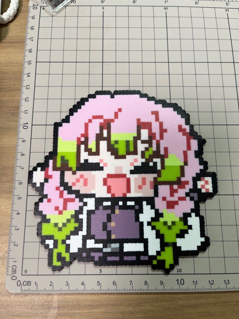 Mitsuri Demon Slayer Perler Bead Art, Hobbies & Toys, Stationery ...