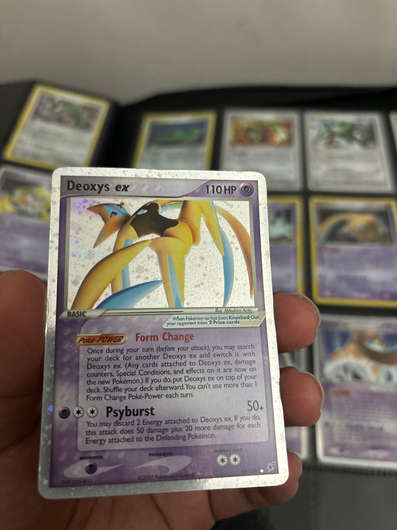 Deoxys ex (Ex Deoxys set), Hobbies & Toys, Toys & Games on Carousell