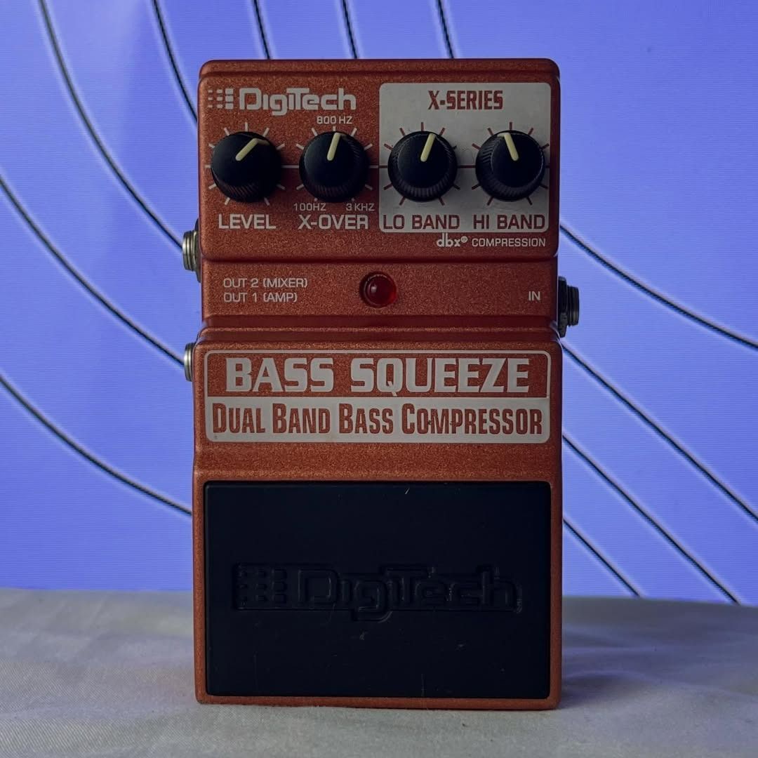 Digitech Dual Band Bass Compressor - Bass Squeeze n mark bass ampeg ...