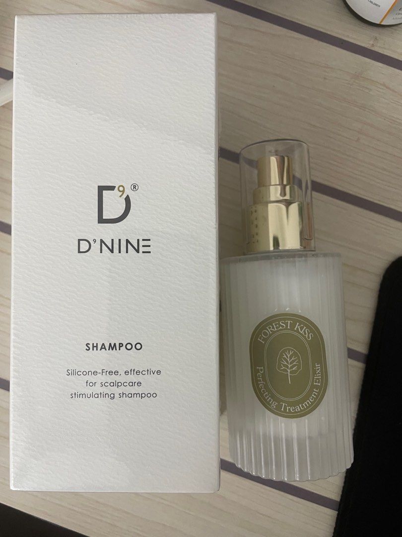 D'Nine Shampoo & Forest Kiss Treatment Elixir, Beauty & Personal Care ...