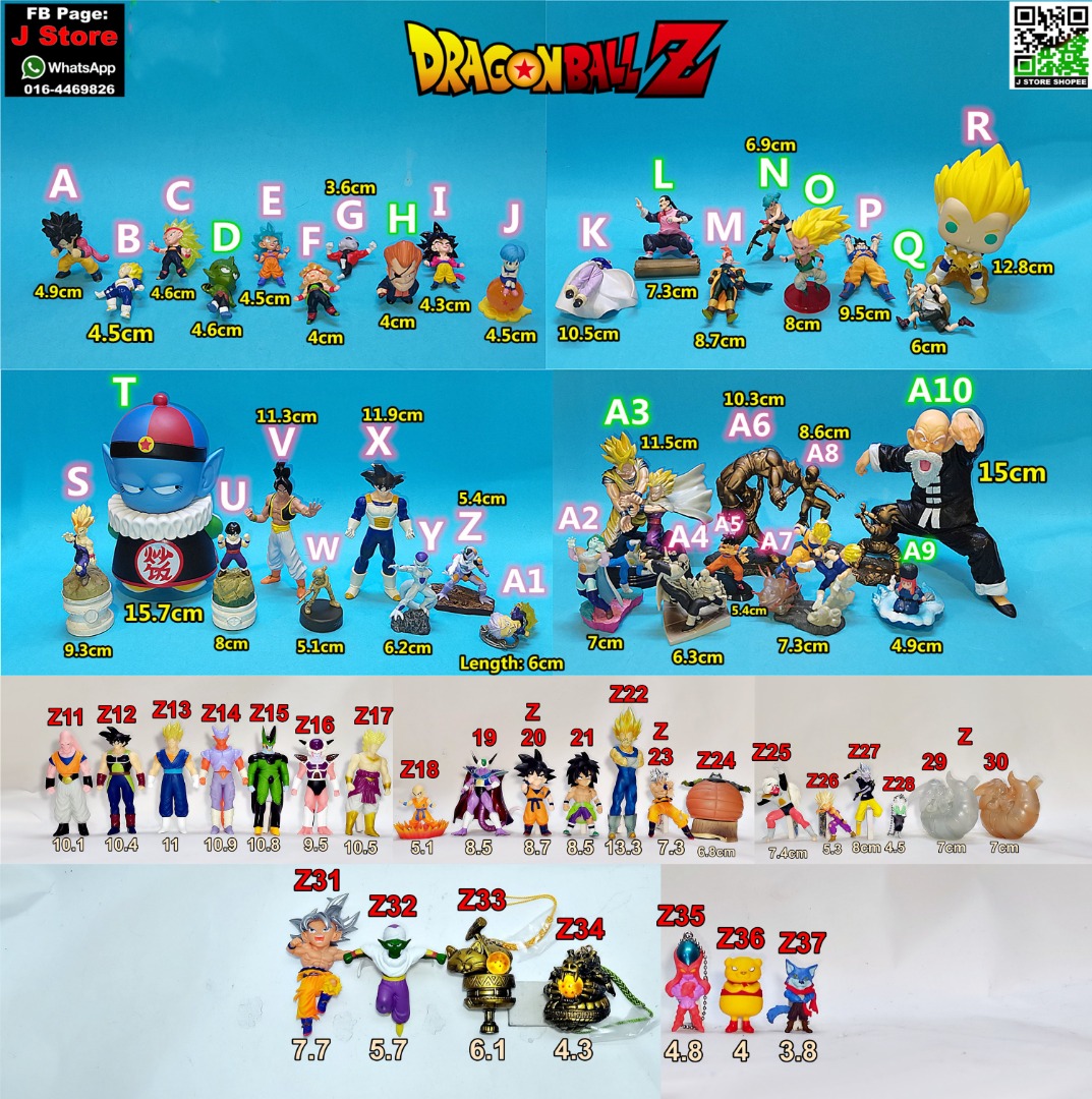 Dragonball figure collection 12 ( J Store ), Hobbies & Toys, Toys ...