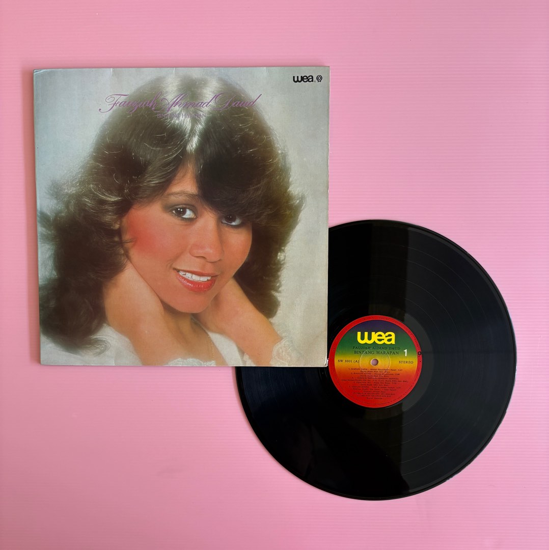 Fauziah Ahmad Daud Bintang Harapa LP Record Lagu Hit Simfoni Kasih ...