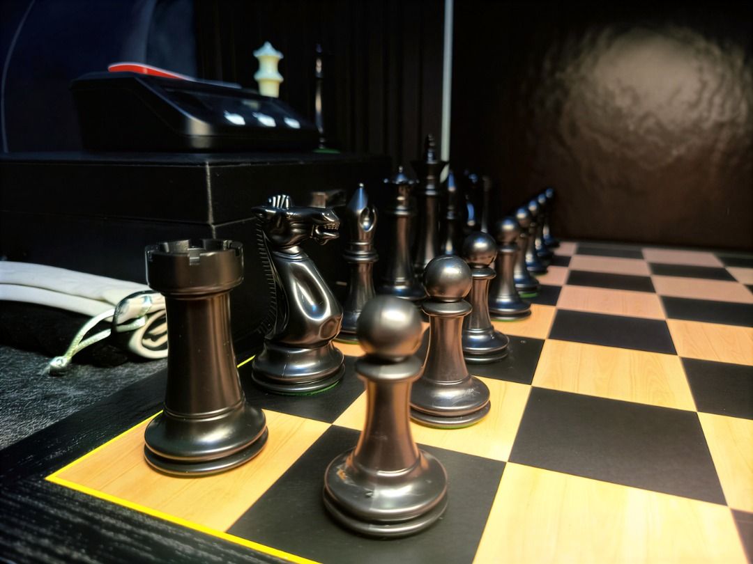 FIDE Premium ABS Chess Set Staunton 1874 | Triple Weighted Tournament ...