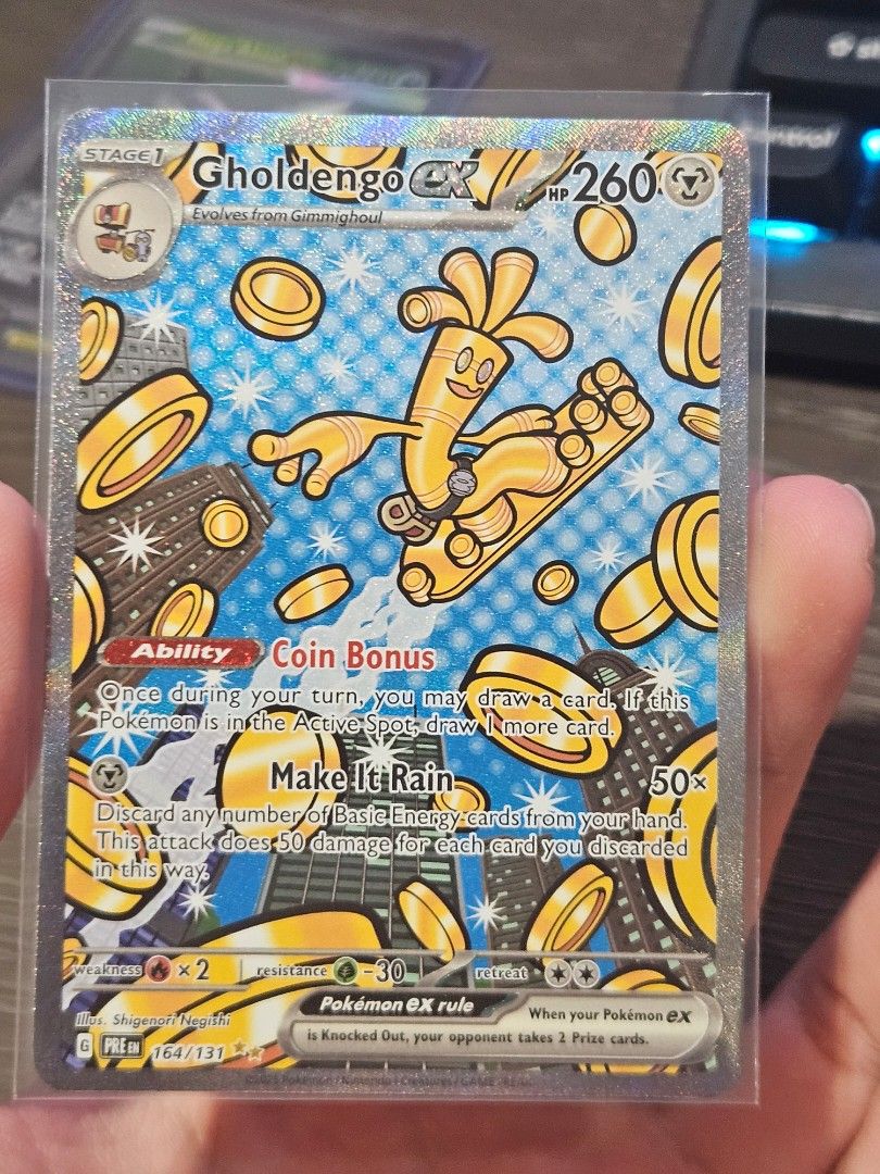 [Free mail] Goldengo ex sir prismatic evolution, Hobbies & Toys, Toys ...