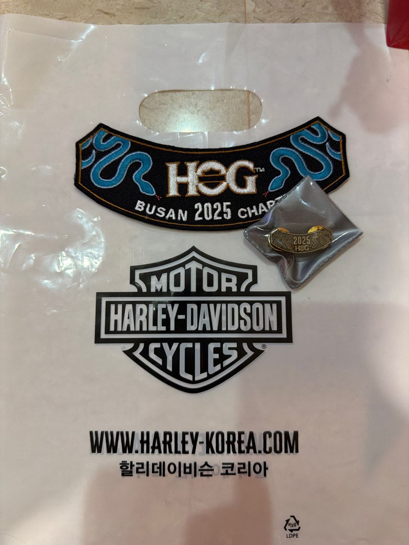 Harley Davidson HOG Patch, Motorcycles, Motorcycle Apparel on Carousell