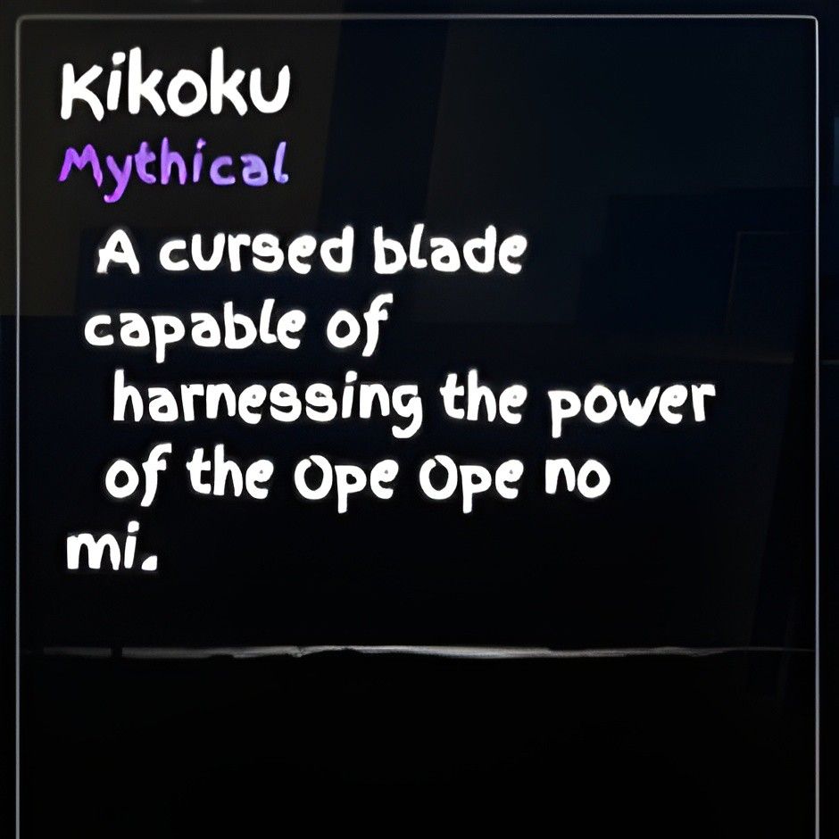 Kikoku Grand Piece Online GPO Roblox (Read Desc.), Video Gaming, Gaming ...