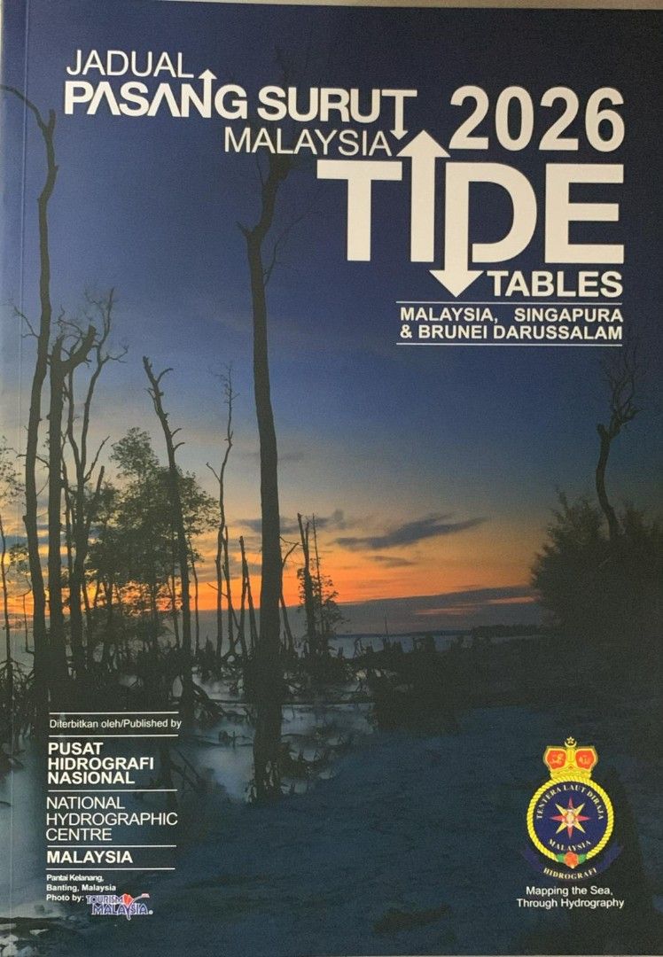Malaysia Tide Table 2026 ( hardcopy book), Everything Else on Carousell