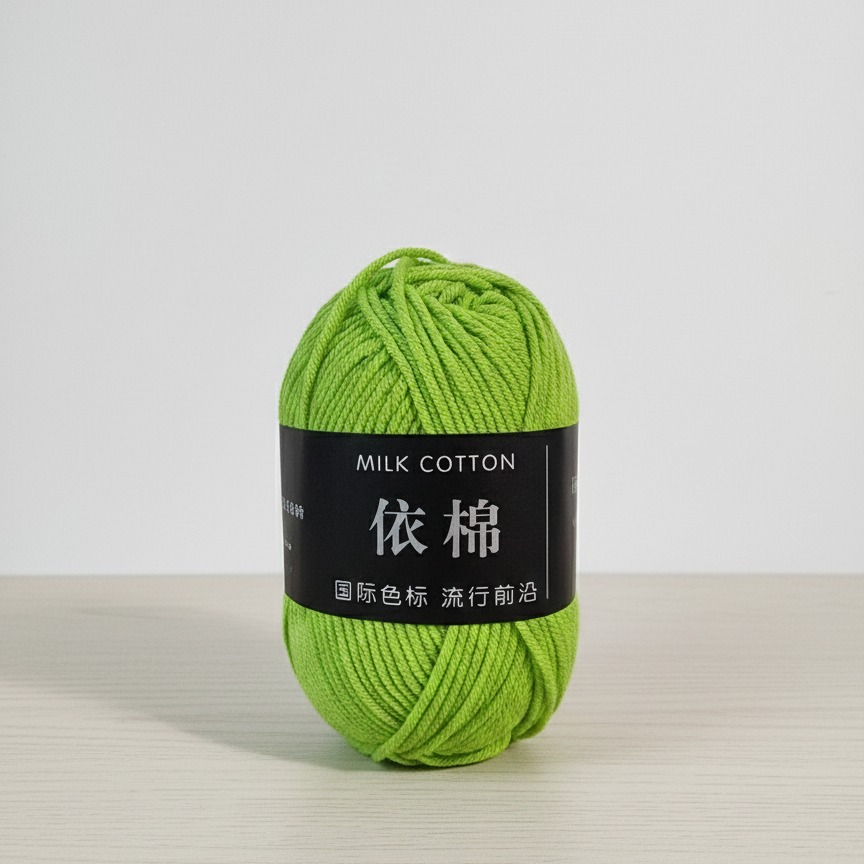 Milk Cotton Yarn - Bud Green, Hobbies & Toys, Stationery & Craft, Craft ...
