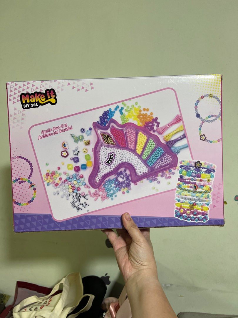 Miniso Toys DIY Figure Bracelet Making Kit, Hobbies & Toys, Toys ...