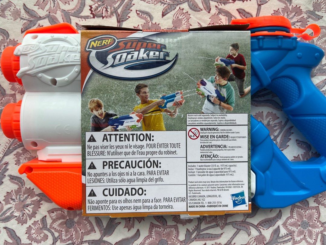 Nerf Super Soaker Twin Tide Water Gun, Hobbies & Toys, Toys & Games on ...