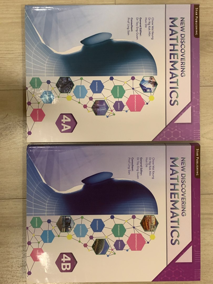 New Discovering Mathematics Textbook 4A & 4B, Hobbies & Toys, Books ...