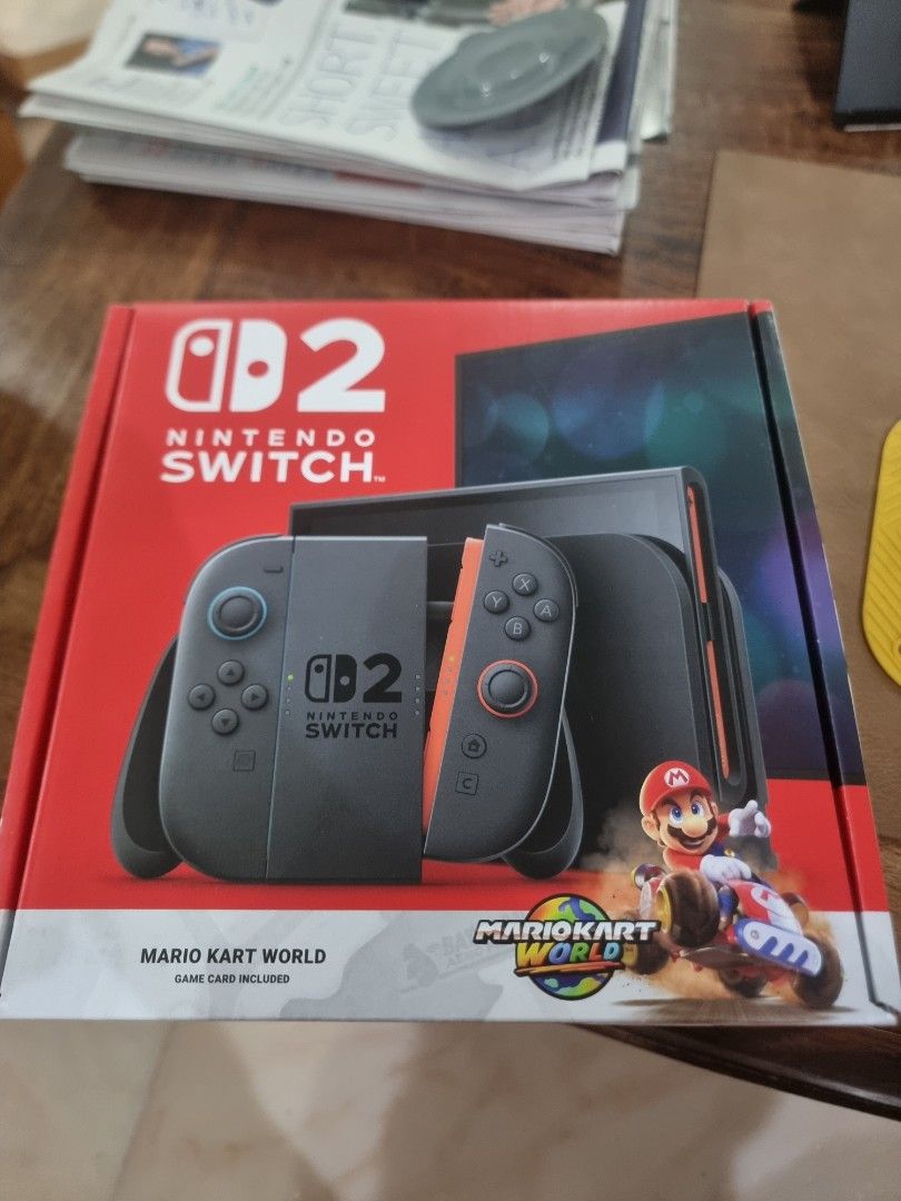 Nintendo Switch 2 Mario Kart World Edition, Video Gaming, Video Game ...