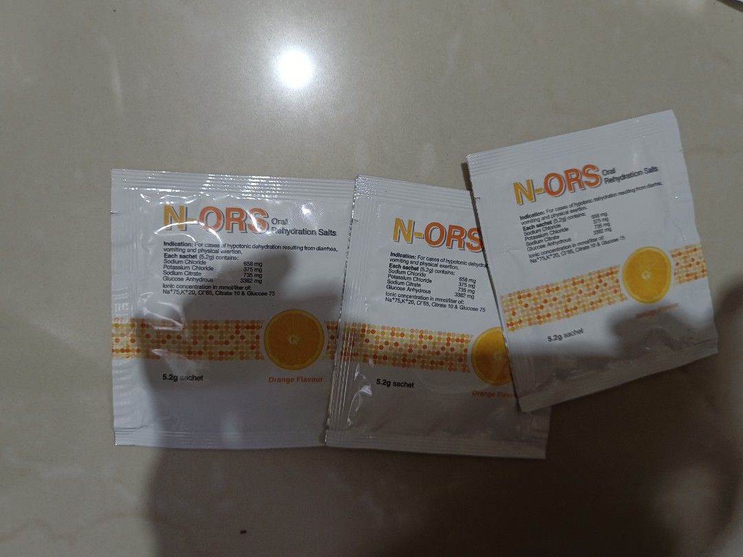 N-ORS Oral Rehydration Salts - Orange Flavour, Health & Nutrition ...