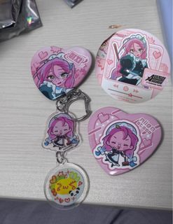 Official alien stage mizi love shape badge japan animate, Hobbies ...