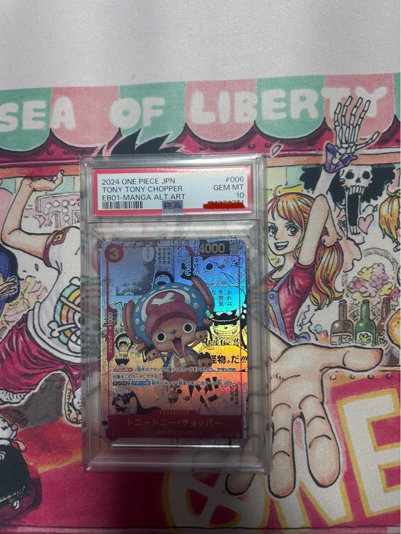 OPTCG Chopper Manga, Hobbies & Toys, Toys & Games on Carousell