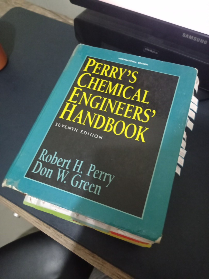 Perry's Chemical Engineers' Handbook 7th Edition, Hobbies & Toys, Books ...