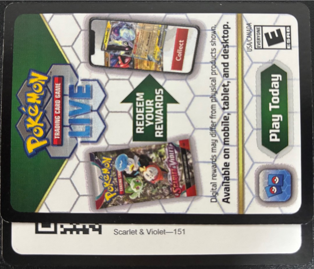 Pokemon Live code cards, Hobbies & Toys, Toys & Games on Carousell