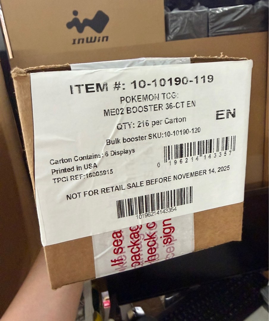 Pokemon TCG ME02 Booster Box Sealed case (Phantasmal flames), Hobbies & Toys, Toys & Games on ...