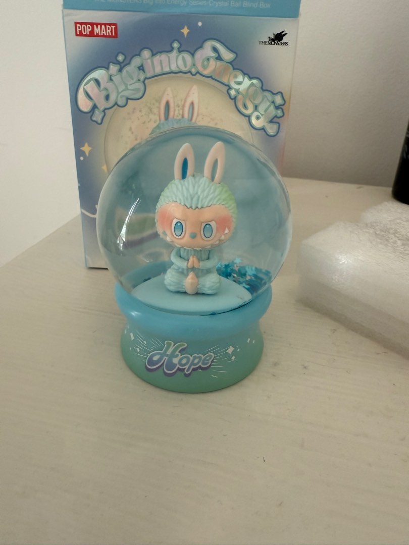 POP MART Big Into Energy Hope Snow Globe, Hobbies & Toys, Collectibles ...