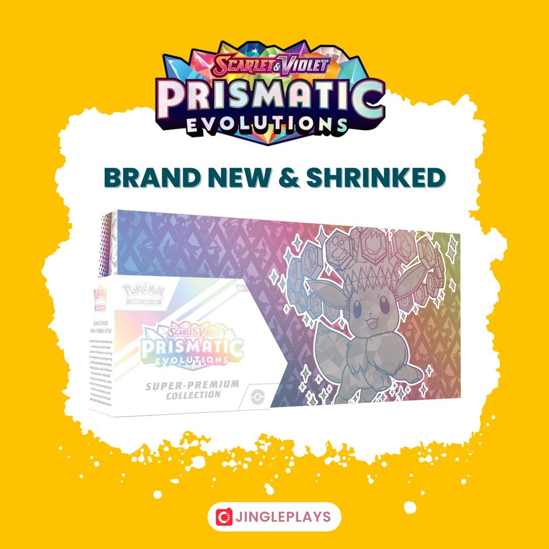 Prismatic Evolutions Super Premium Collection, Hobbies & Toys, Toys ...