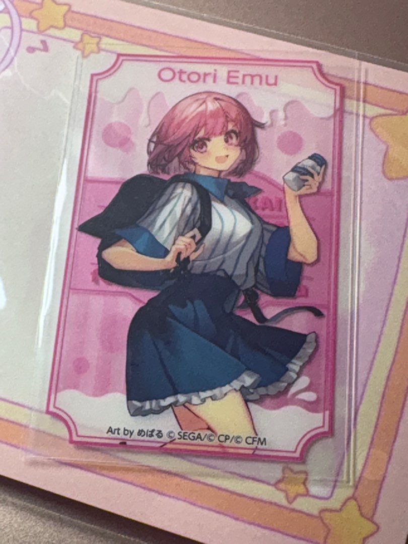 Project sekai prosekai otori emu lawson token, Hobbies & Toys ...