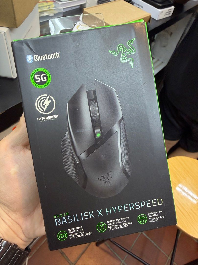 Razer Basilisk X Hyperspeed Wireless Mouse, Computers & Tech, Parts ...