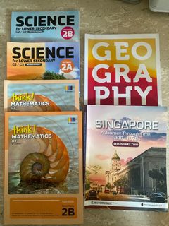 Secondary School Textbooks - Science and Singapore History, Hobbies ...
