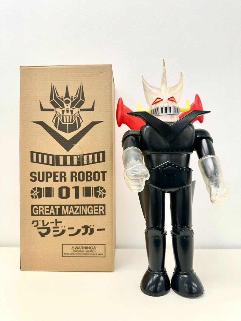 SECRET BASE SECRETBASE BIG SCALE 鐵甲萬能俠 2號 Great Mazinger 黑色全身 透明頭及雙拳 特別 ...
