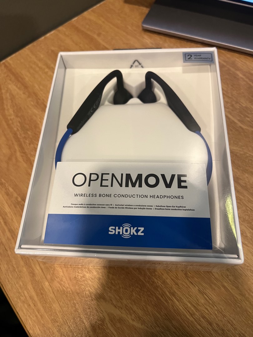 Shokz Open Move Open Ear Bone Conduction Headphones, Audio, Headphones ...