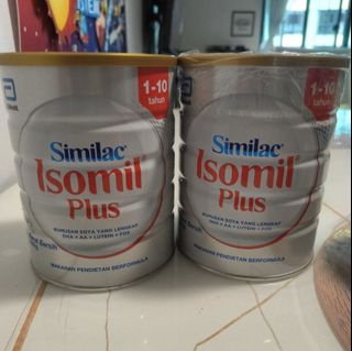 SIMILAC ISOMIL PLUS DHA (1-10 YEAR) 850G, Babies & Kids, Nursing ...