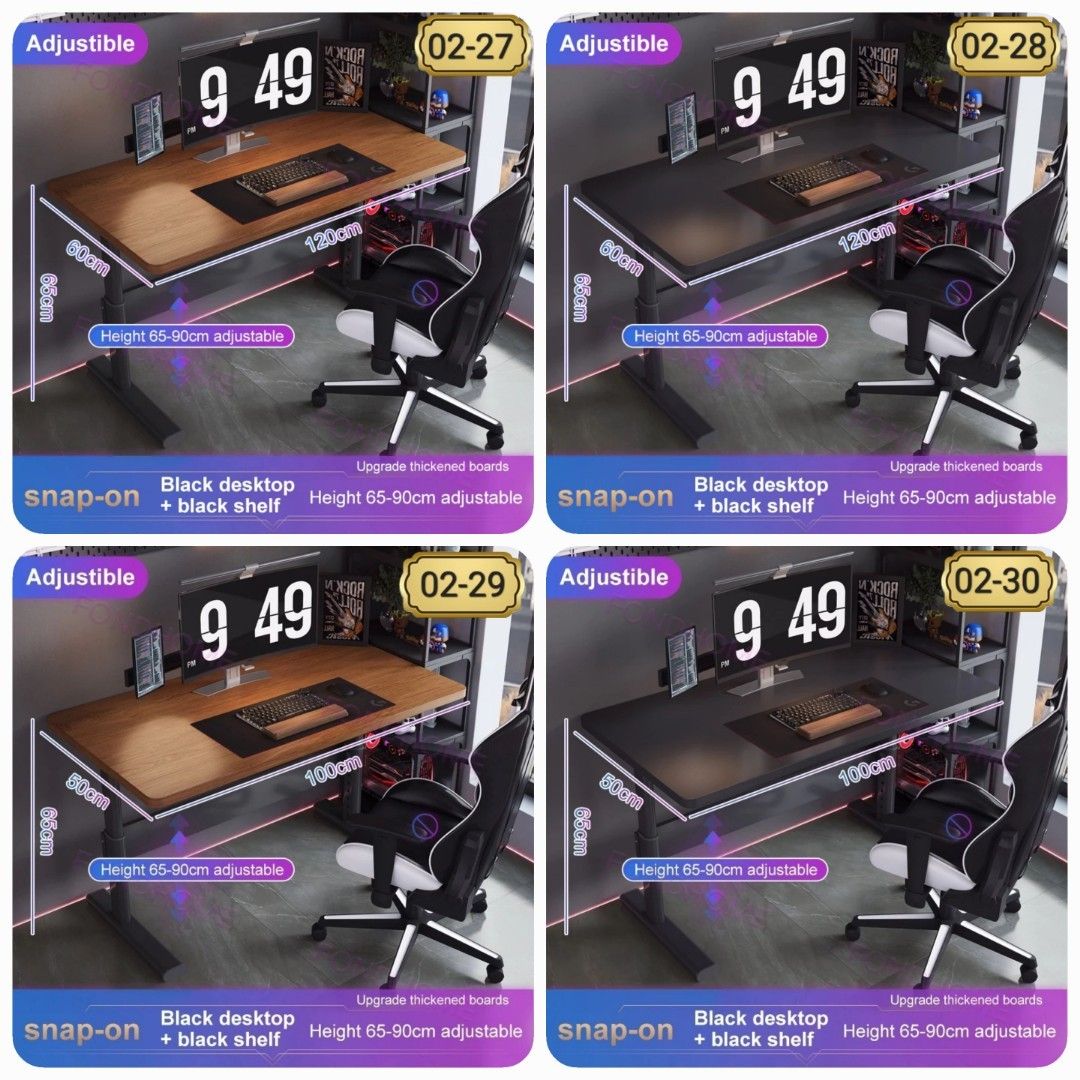 Smart Electric Standing Desk | Computer Table | Office Desk | Height ...